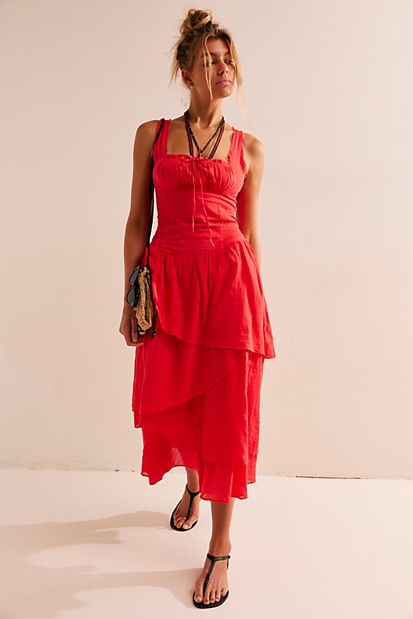 FREE PEOPLE Free People In My Dreams Midi Dress